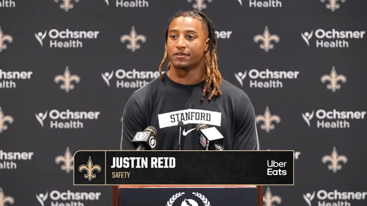 Justin Reid interview | Saints-Falcons Postgame | 2025 NFL Week 12 ...