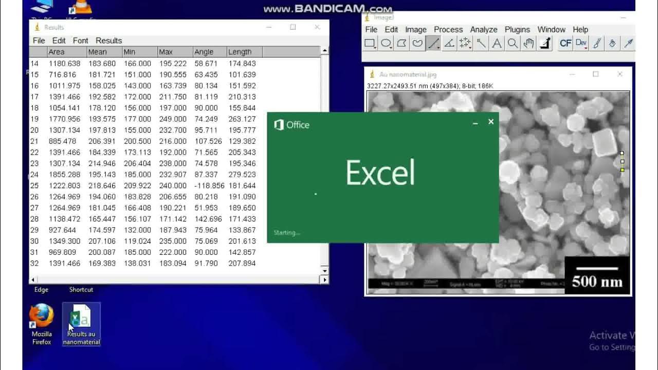 Calculate particle size using ImageJ software by supervision Dr Junaid Comsats university ...