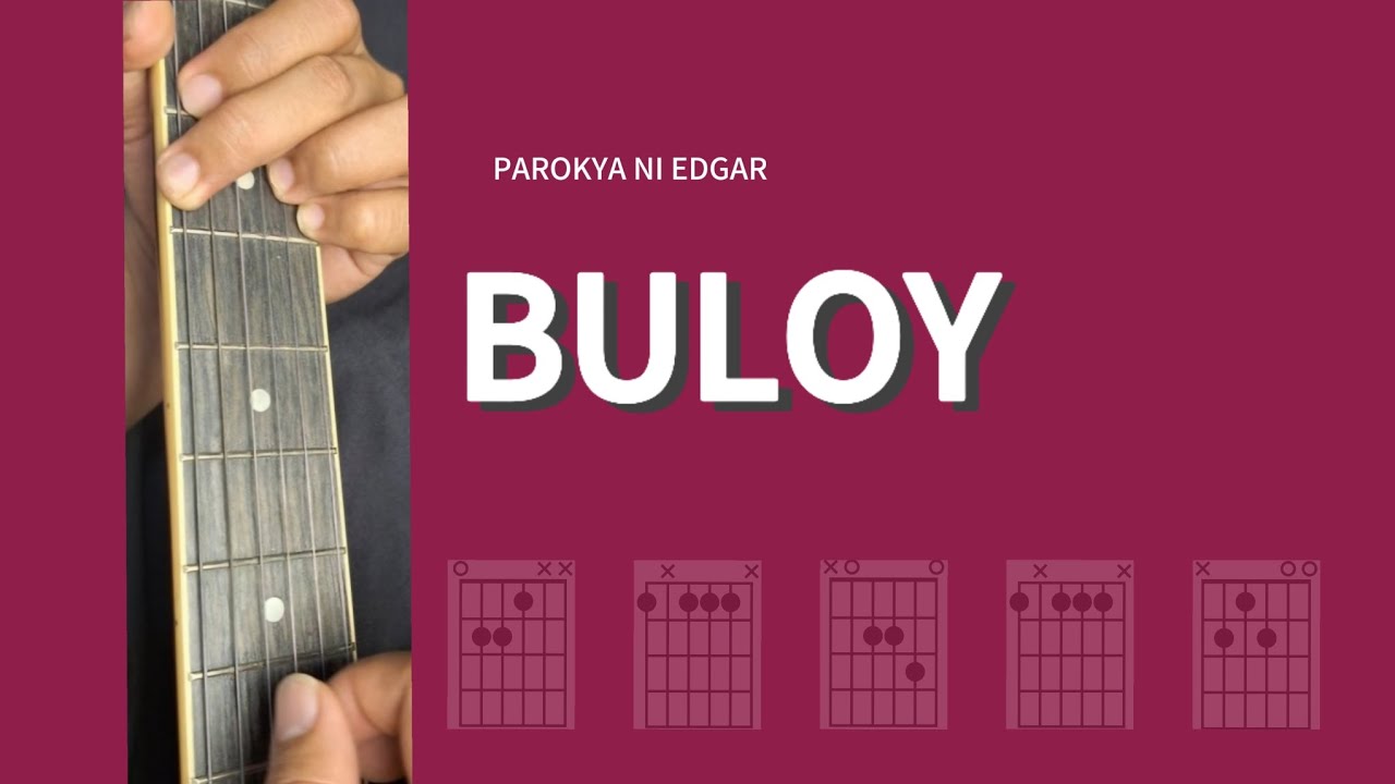 BULOY - PAROKYA NI EDGAR | GUITAR TUTORIAL - YouTube