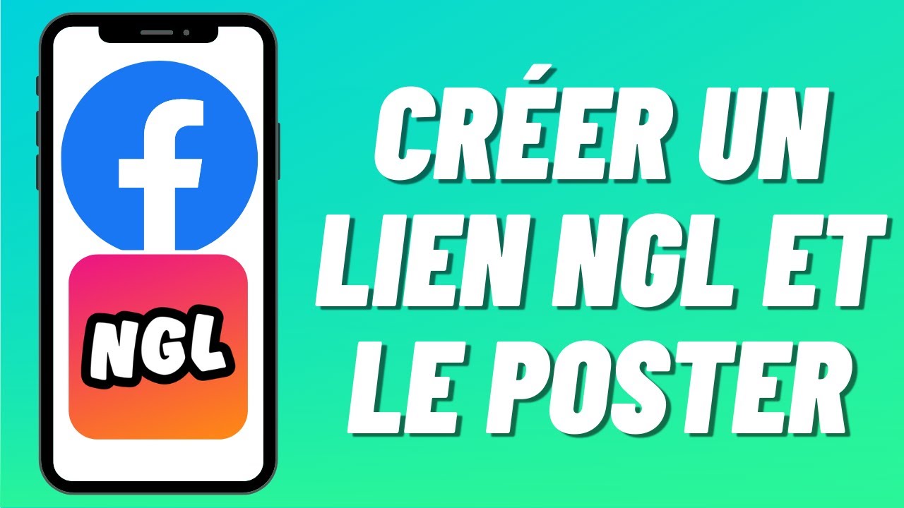 Comment créer un lien NGL et le poster sur Facebook - YouTube