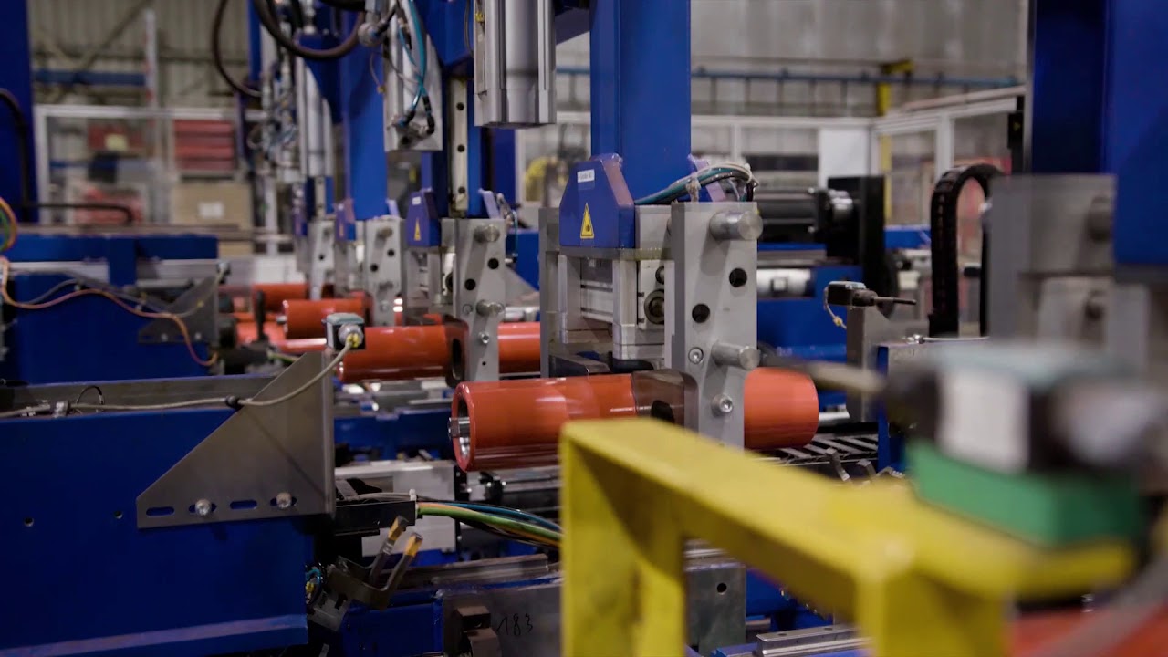 GST Roller Automated Production Line - YouTube