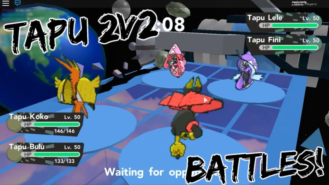 THE GUARDIAN DEITIES IN 2V2 BATTLES! (TAPUS) - Pokemon Brick Bronze ...