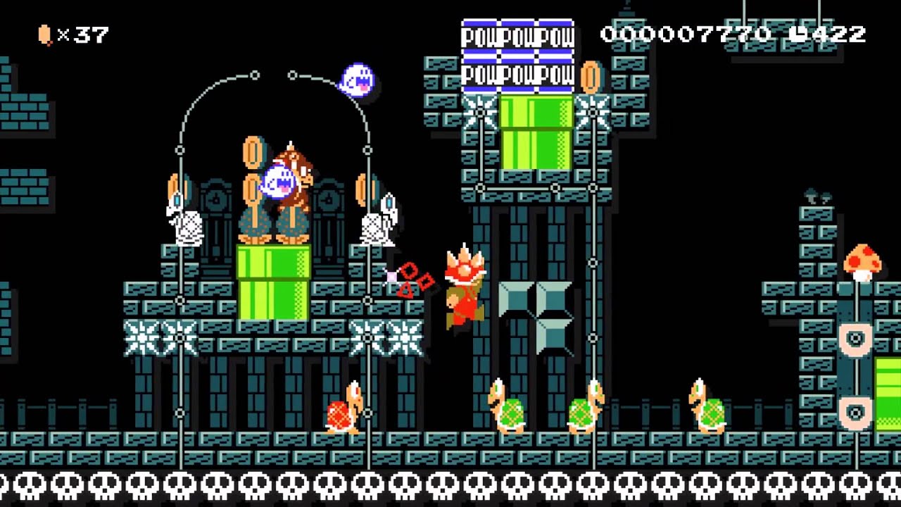 Magikoopa's a-Maze-ing Mansion - Super Mario Maker - YouTube