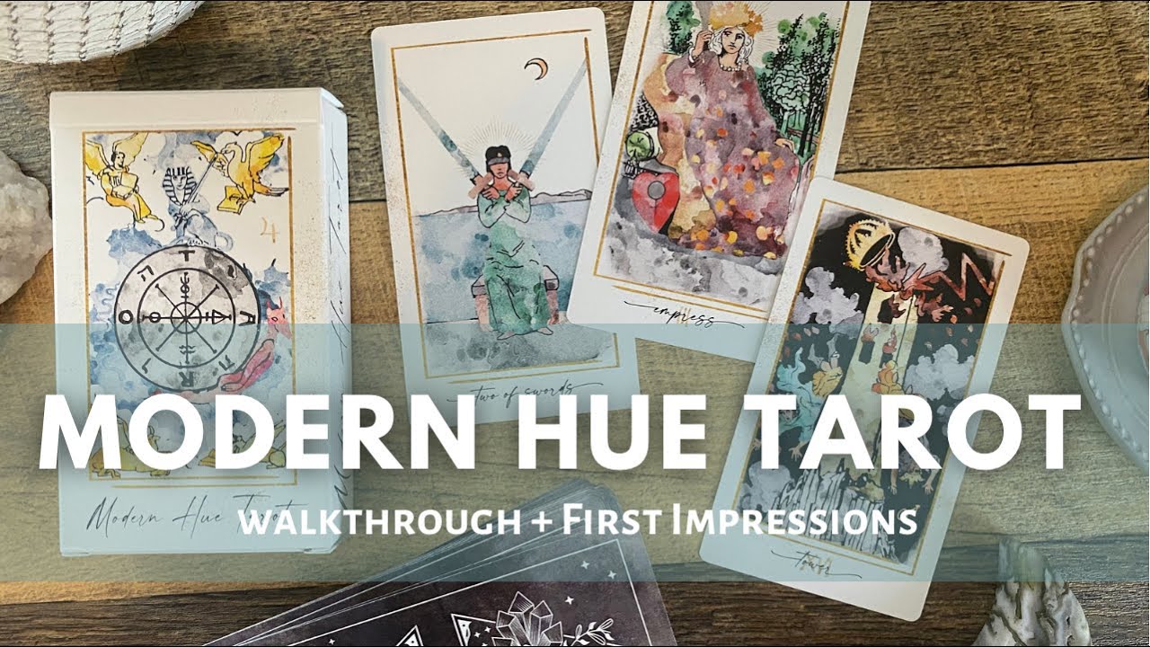 Let’s Explore the Modern Hue Tarot: it’s a beautiful watercolor version ...
