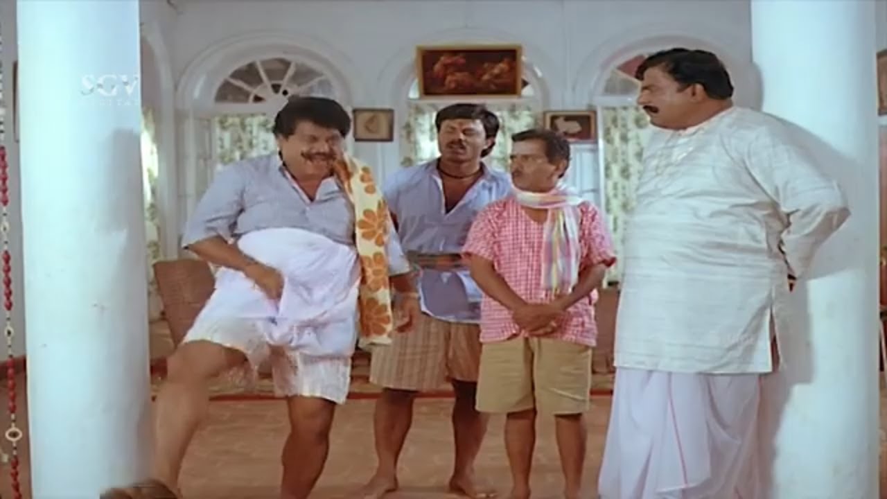 Doddanna, Mysore Lokesh & Village Gowda Comedy Scene | Solillada ...