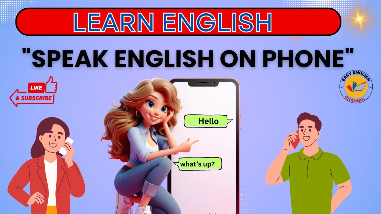 LEARN HOW TO SPEAK ENGLISH ON THE PHONE/ENGLISH FOR BEGINNERS /# ...
