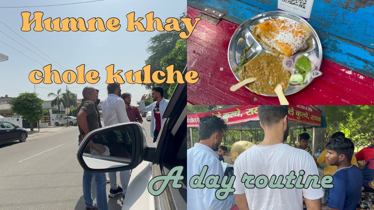 Kitne tasty chole kulche ||aaj popat Sidha hogya 🤭 - YouTube