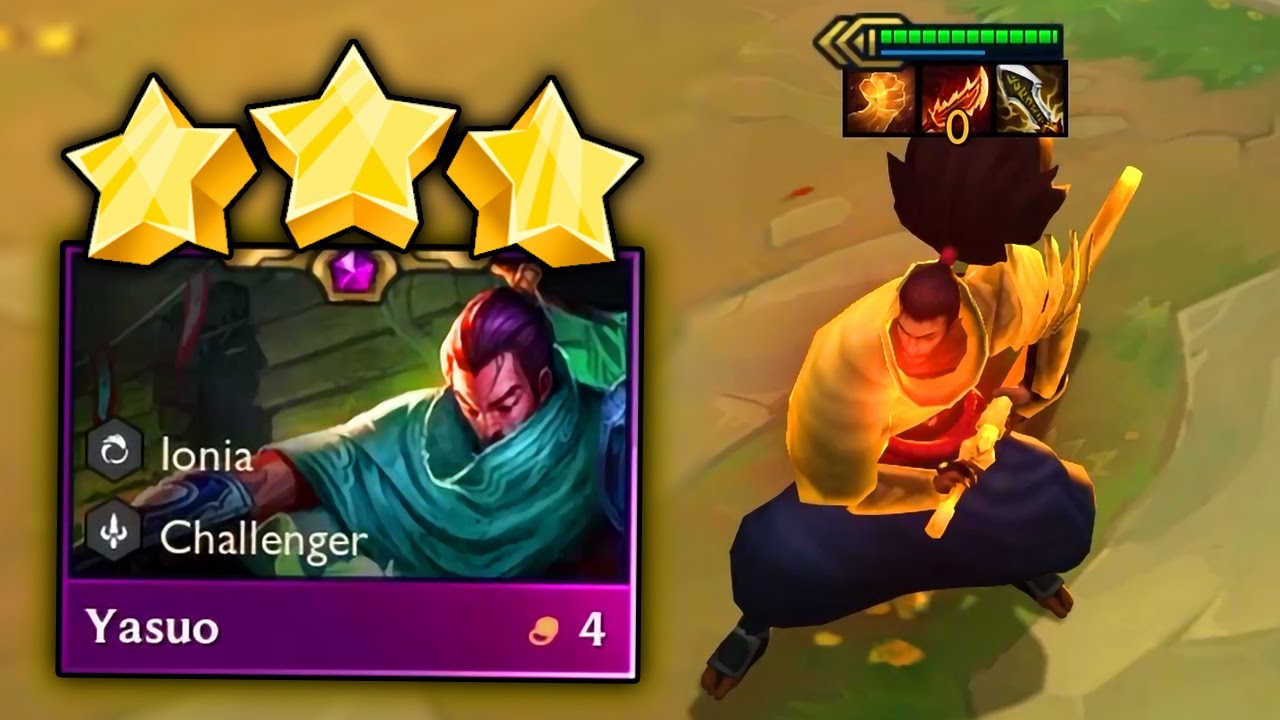 Yasuo 3 Star The Coolest Samurai Of All Time Tft Set 9 Youtube