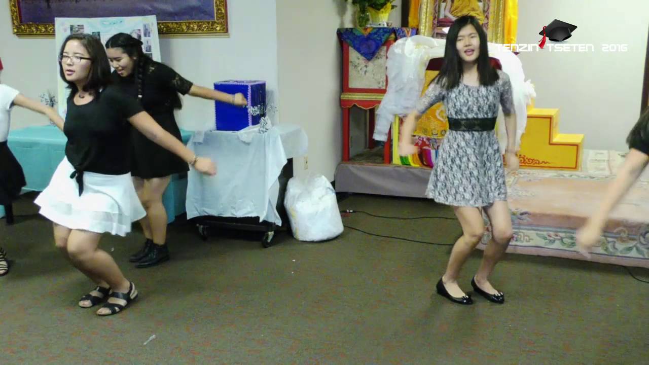 Tenzin Tseten Class of 2016 Korean Dance - YouTube