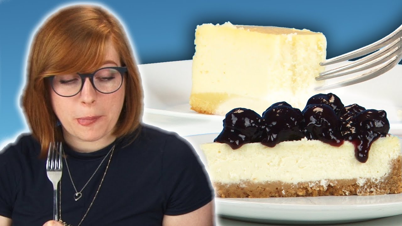 Irish People Taste Test American Cheesecake - YouTube