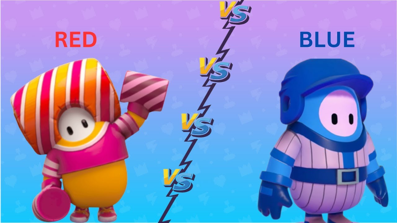 FALL GUYS Hammer vs @robert_22 CUSTOM GAMES! (RED VS BLUE) - YouTube