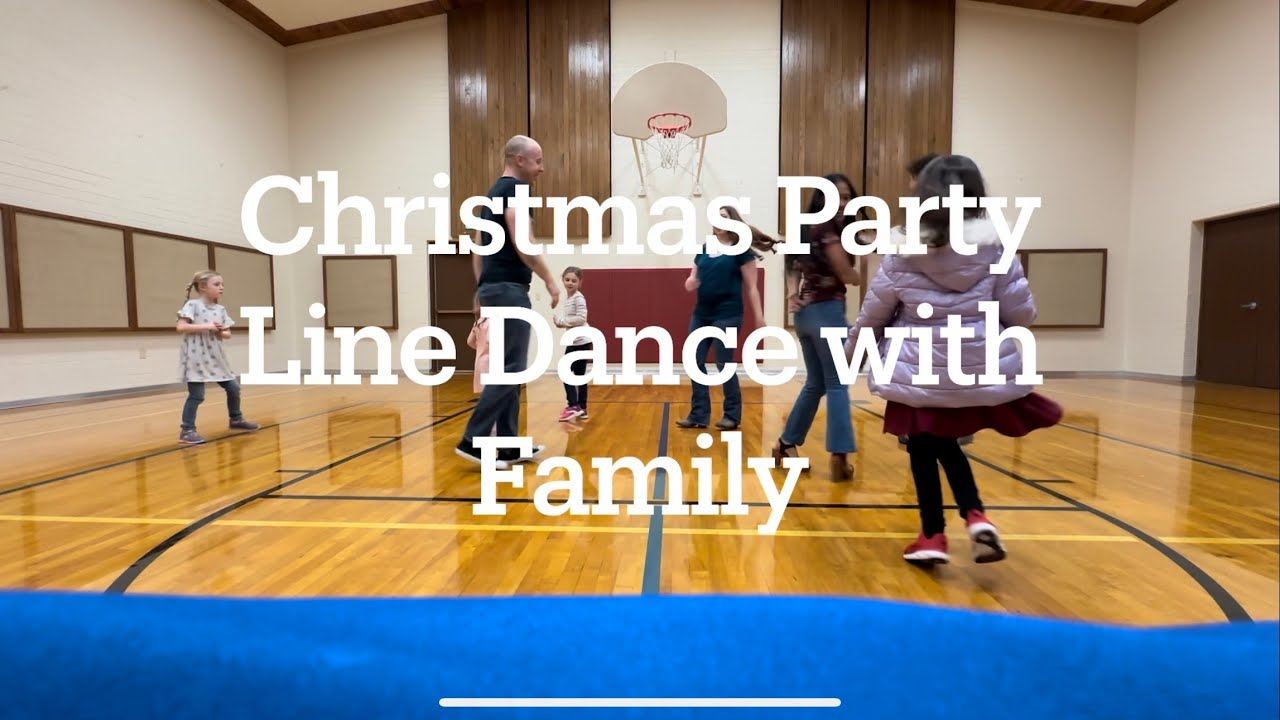 Family Christmas Party Line Dance 2023 - YouTube