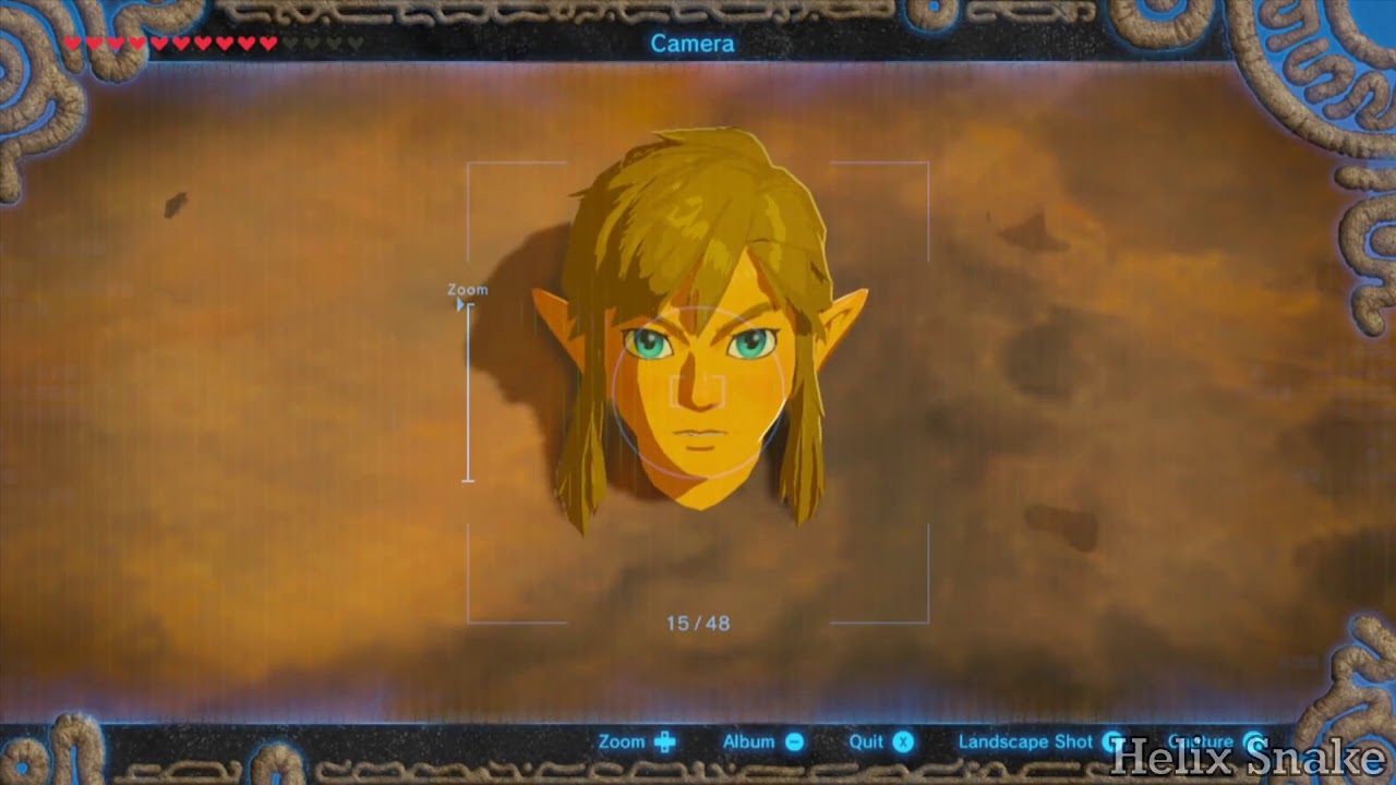 Link Camera Glitch Smile HelixSnake BoTW Funny - YouTube