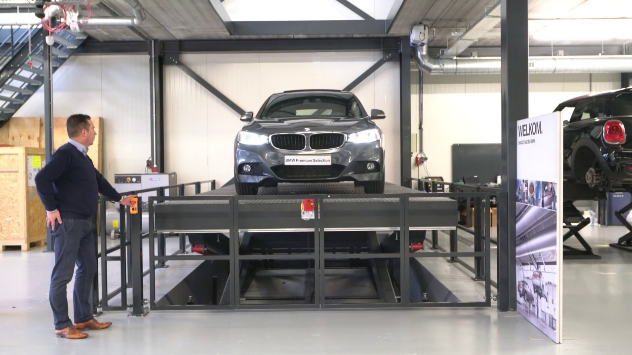 Flexitec auto schaarlift type CLX - YouTube