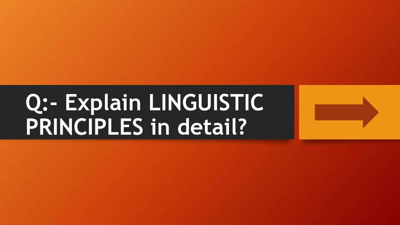 Linguistic Principles||804- Course 4(A) - Language Across Curriculum ...
