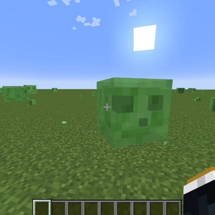 Minecraft Slimes in the world ️ #shorts #viralshorts #trending - YouTube