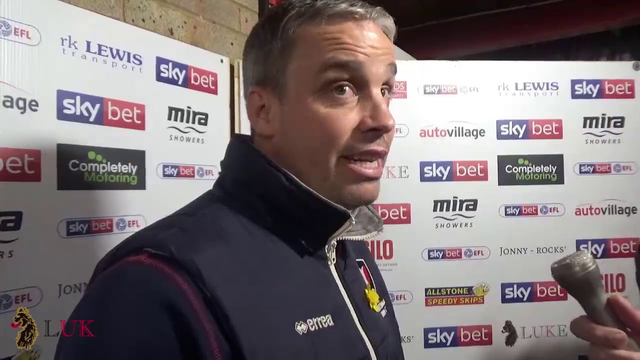 Michael Duff on Cheltenham's 3-0 victory over Macclesfield Town - YouTube