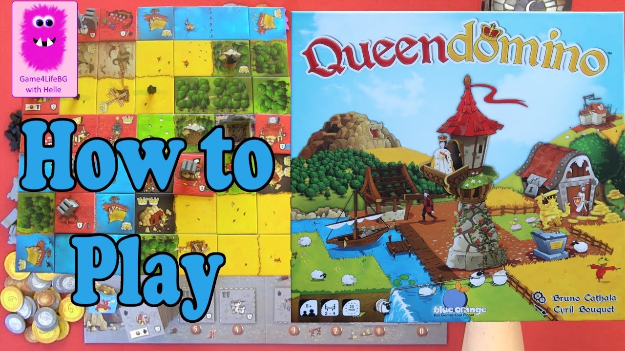 Queendomino, How to play (In English, board game) - YouTube