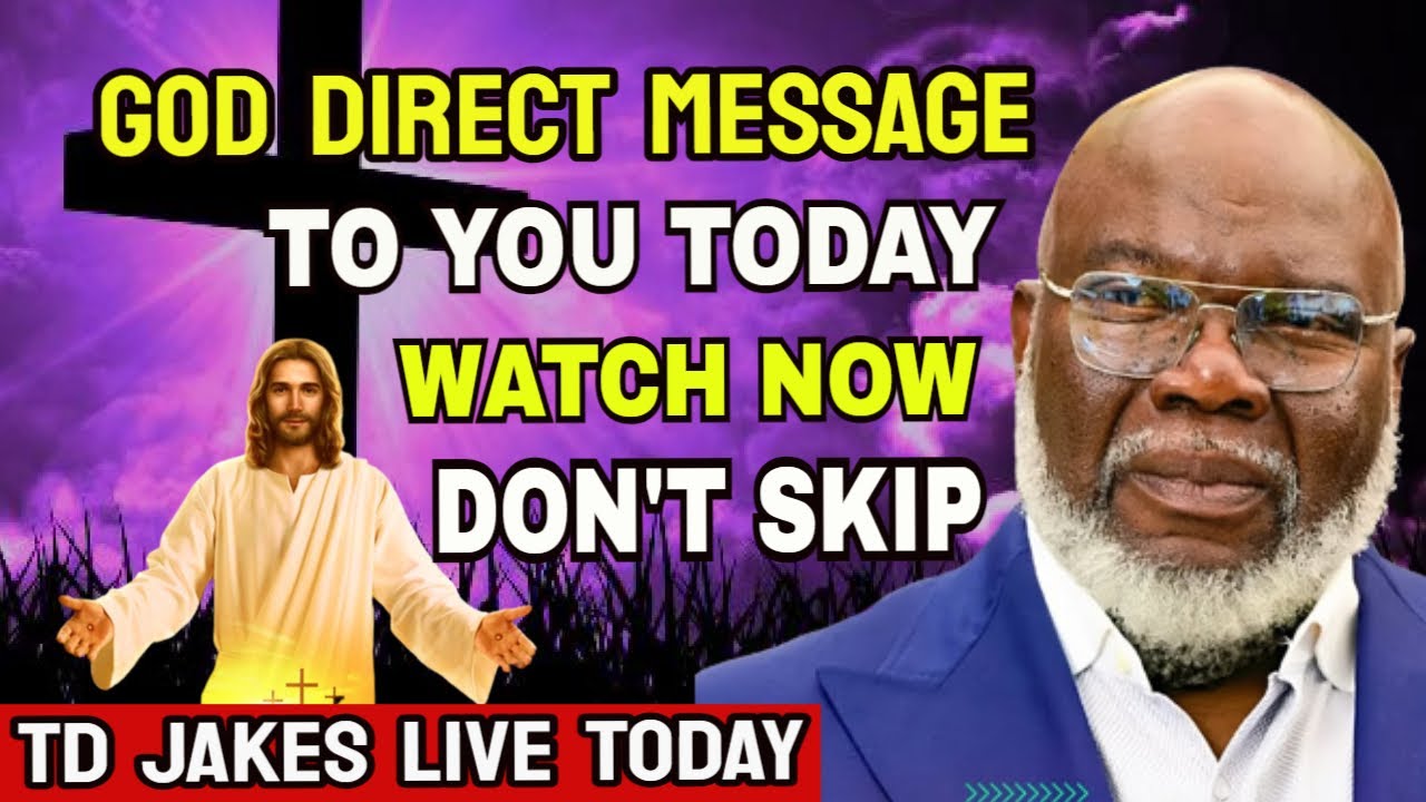 Bishop TD Jakes Live Today 2023 - Must Watch God Direct Message To You ...