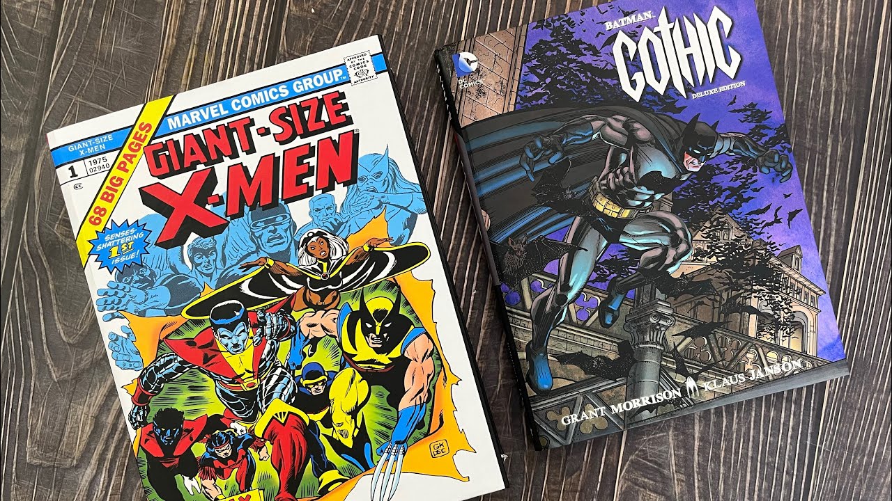 Uncanny Xmen and Batman Gothic Comic Book HQ Print @mr.bookfish - YouTube