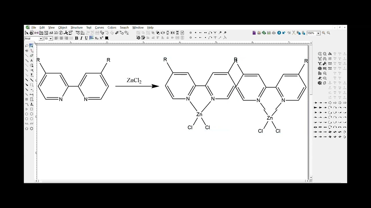 Structure of the metal complexes of curcumin using ChemDraw - YouTube