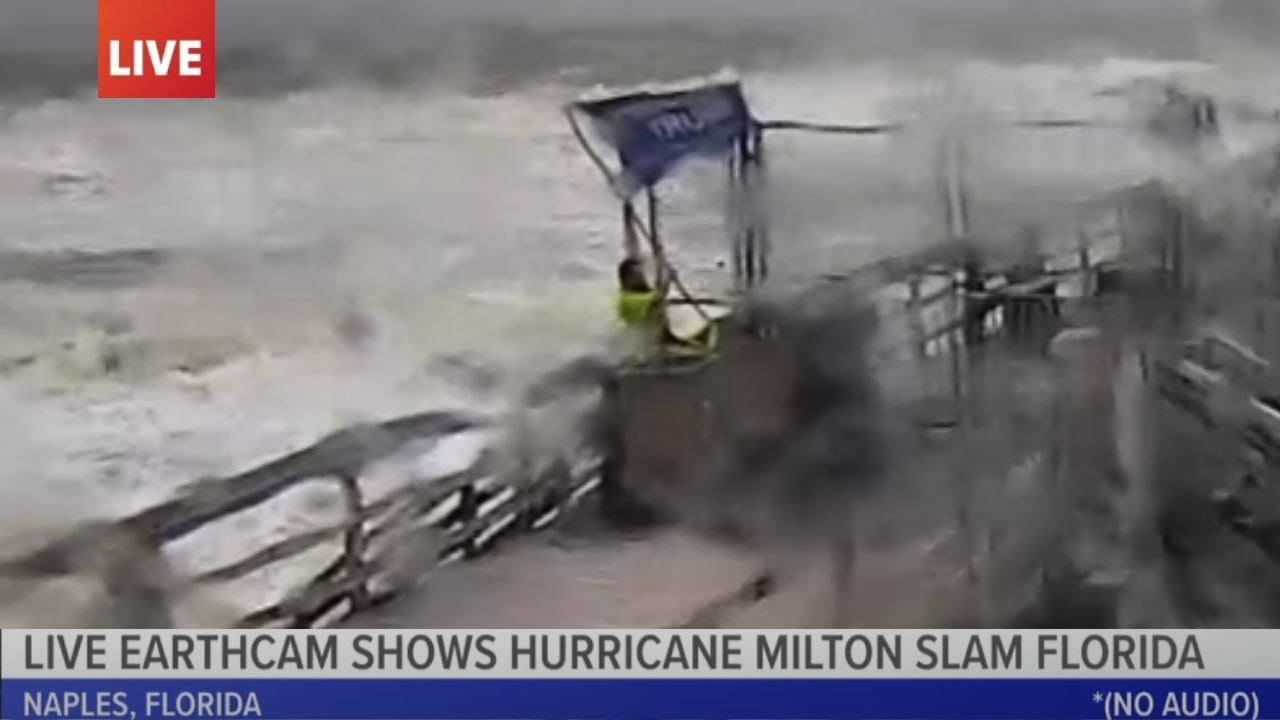 Florida Man Puts out Trump Flag in the Middle of Hurricane Milton ...