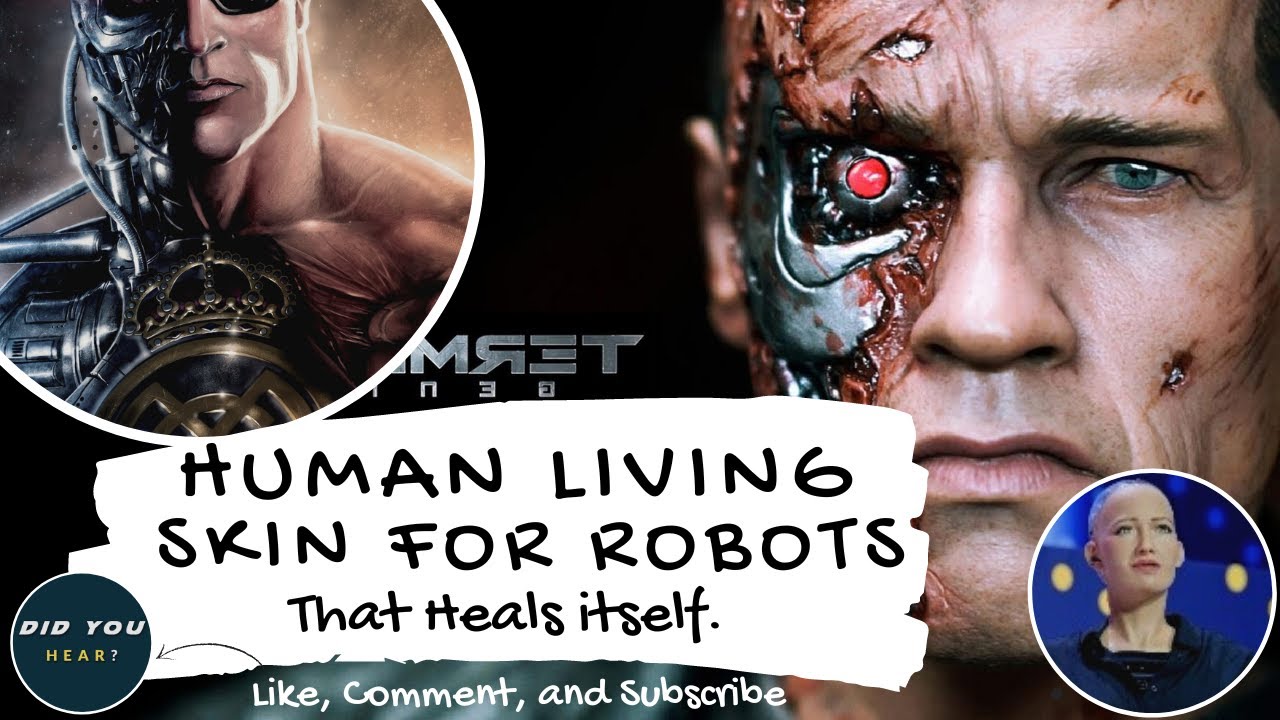 Human living skin for Robot that Heals Itself- Japanese Scientists ...