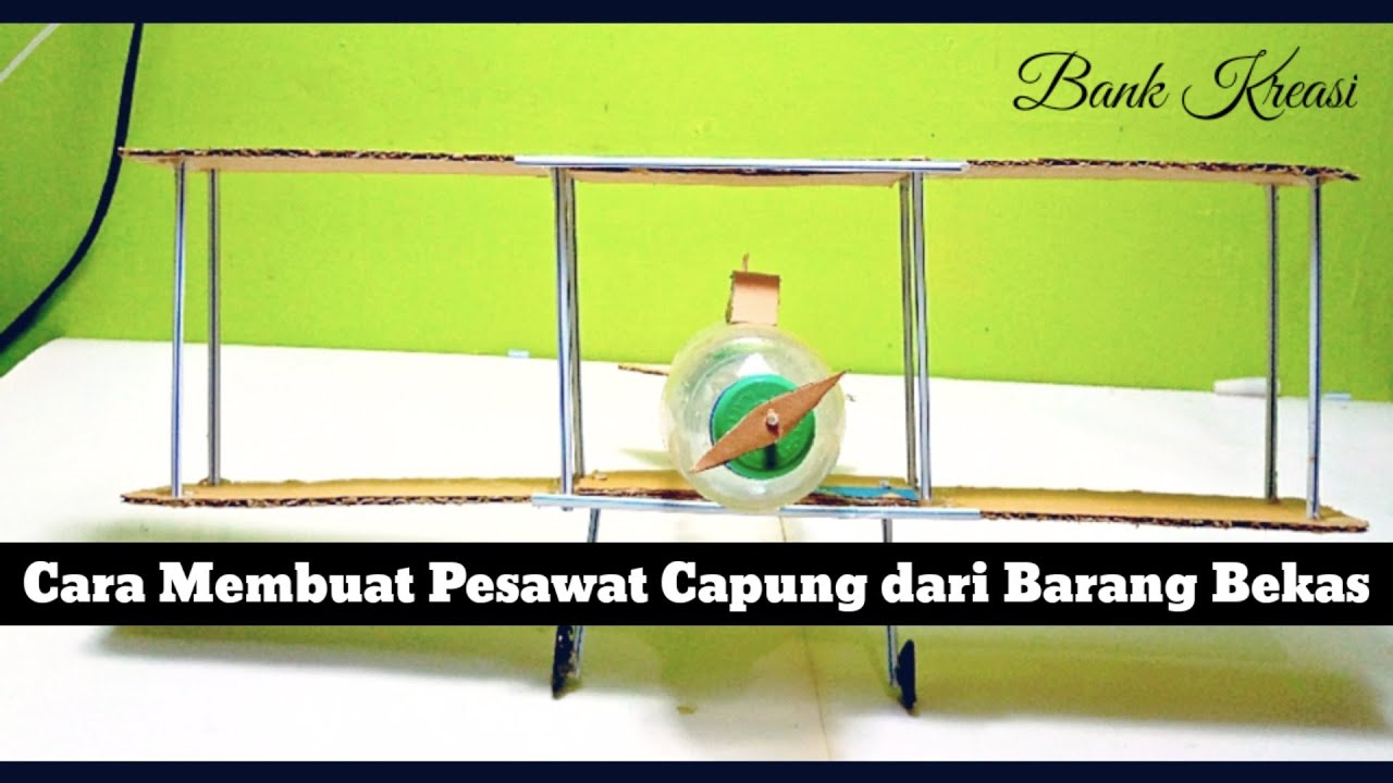 How To Make Dragonfly Plane from Cardboard / Cara Membuat Pesawat ...