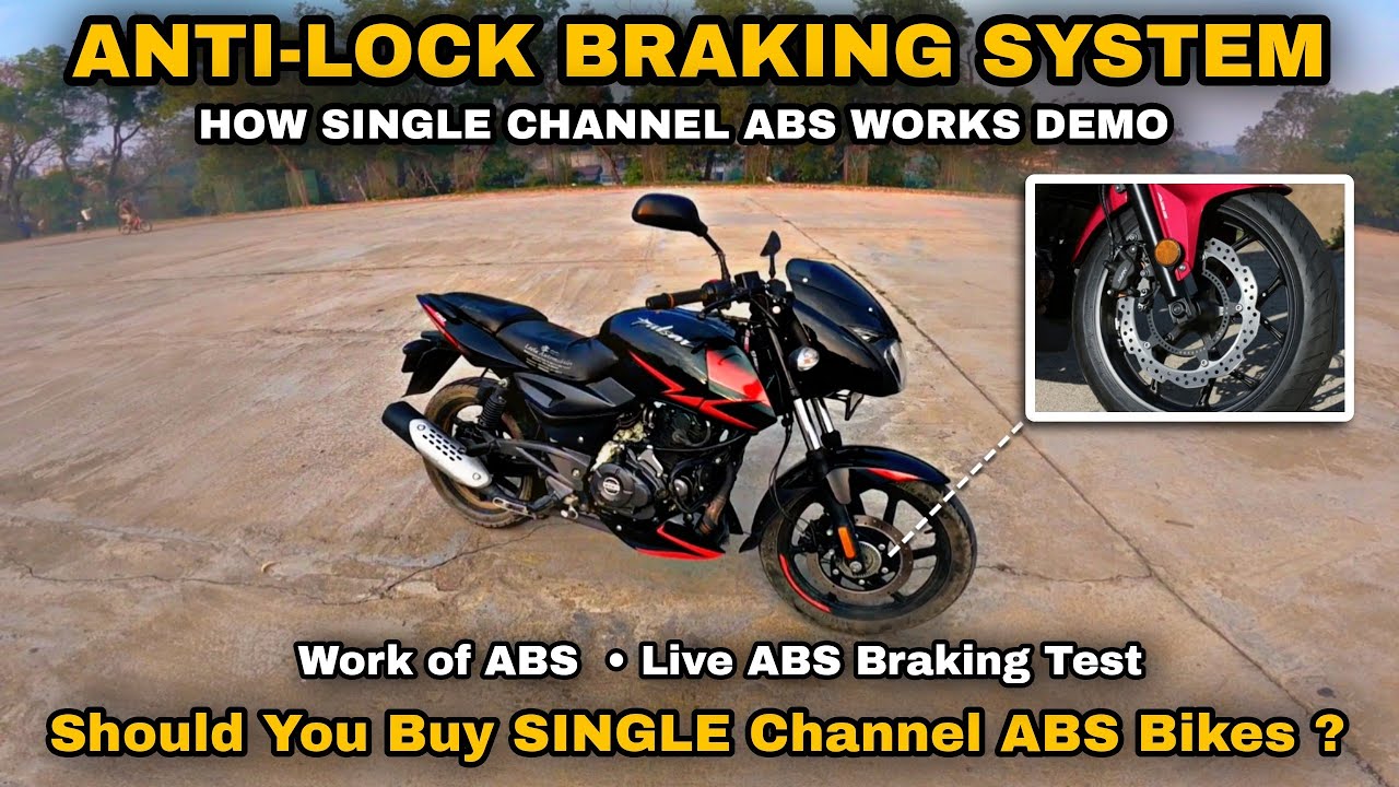 Anti-lock Braking System | ABS DEMO | How ABS Works In Motorcycle ...