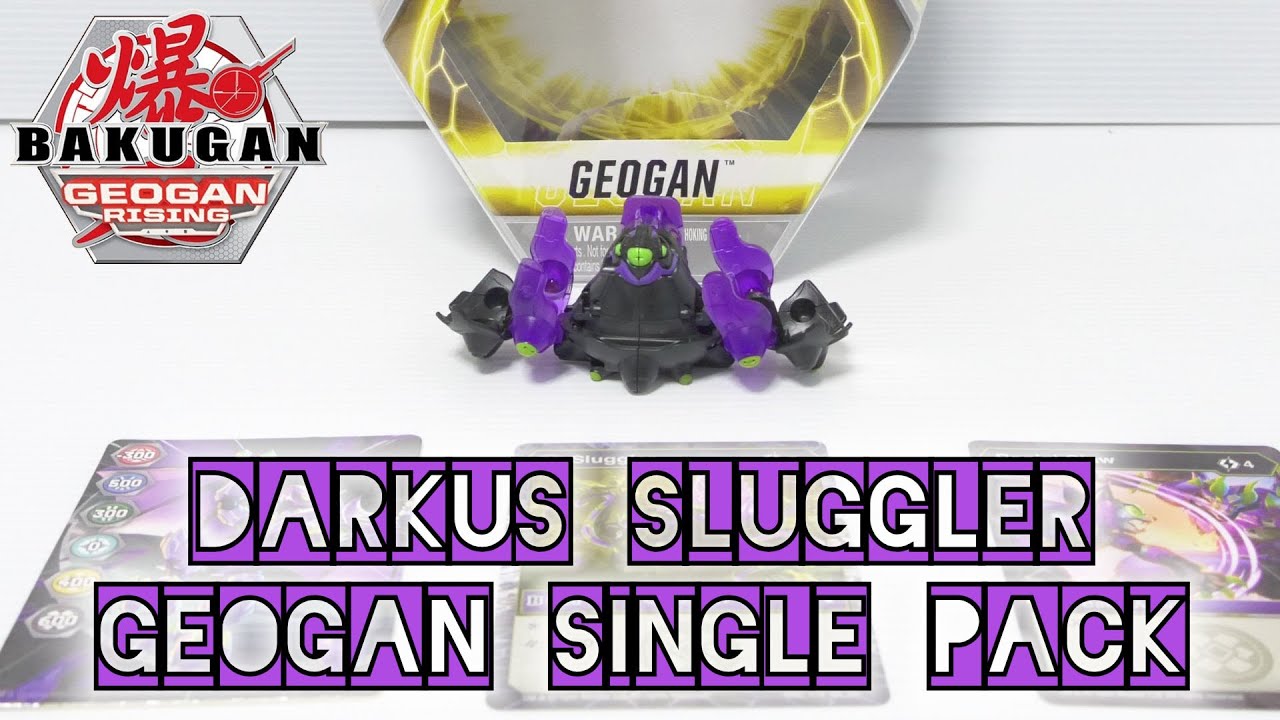 DARKUS SLUGGLER Geogan Single Pack | Geogan Rising | BAKUGAN UNBOX ...