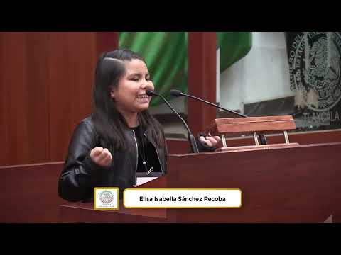 Elisa Isabella Sánchez Recoba XIV Parlamento Infantil Tlaxcala 2023 - YouTube