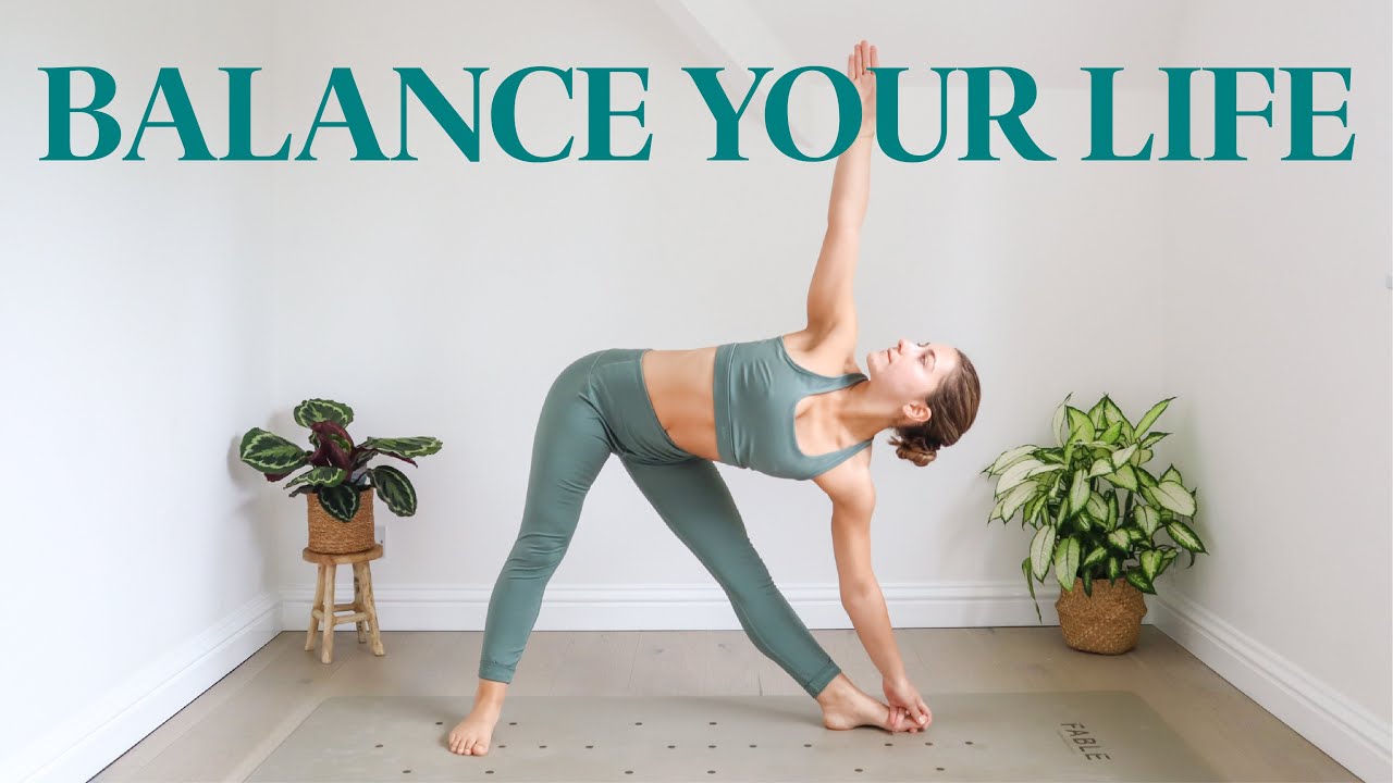 30 Min Dynamic + Restorative Yoga Flow with Charlie Follows - YouTube