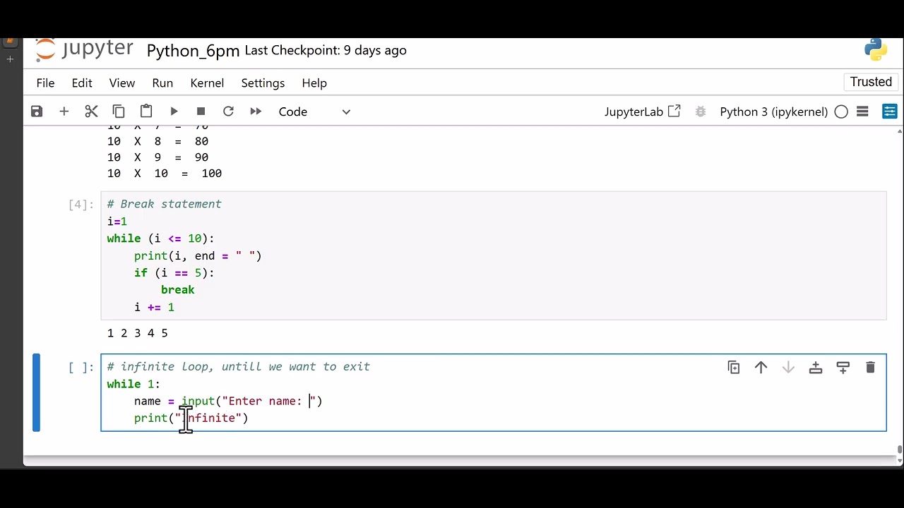 Python Loops Tutorial: While, For, Break, End, Underscore in Loops, For..Else Explained - YouTube
