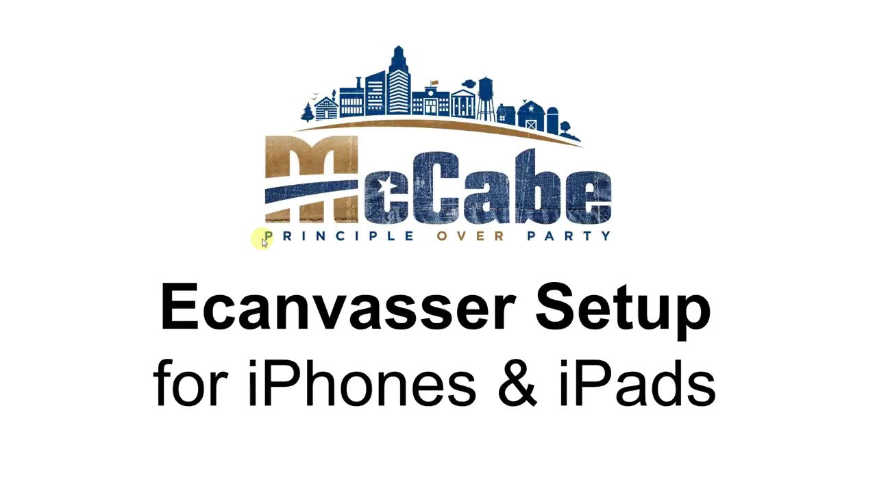 How to setup Ecanvasser on iPhones and iPads - YouTube