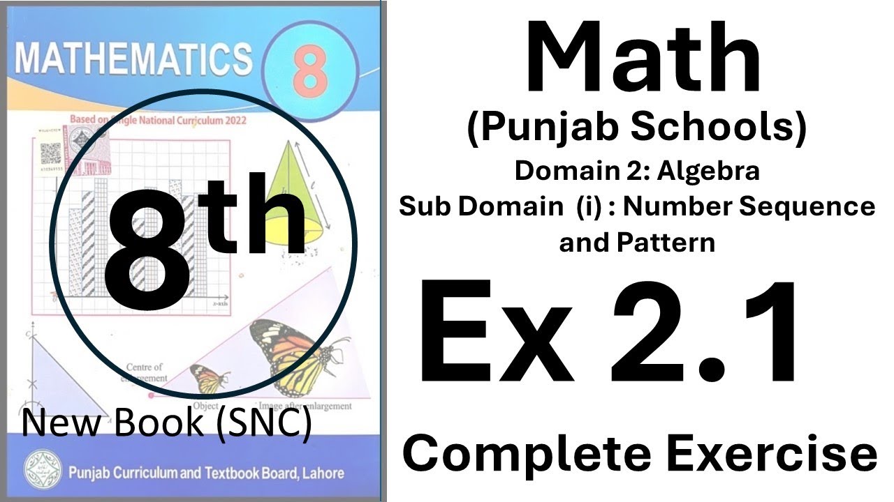 45. Ex 2.1 Complete | Class 8 | Math New Book | Punjab Text Book - YouTube