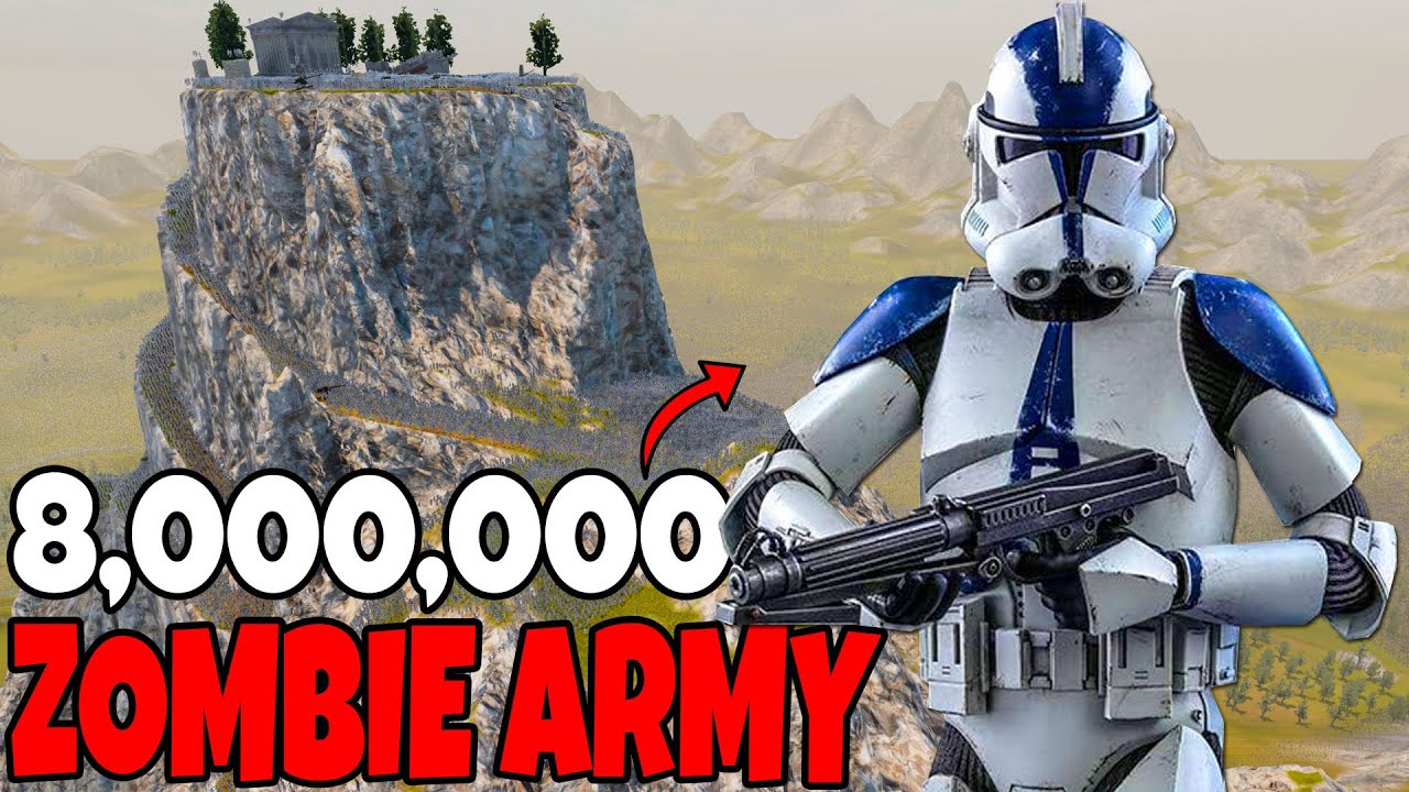 501st Clone Mountain Fortress surrounded by 8 MILLION ZOMBIES!? - UEBS ...
