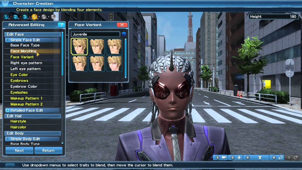 PSO2-A Very Detailed Character Creation (Using all sliders) - YouTube