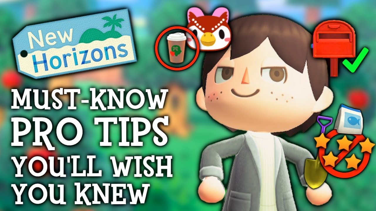 15 Tips I WISH I Knew Sooner In Animal Crossing New Horizons - YouTube