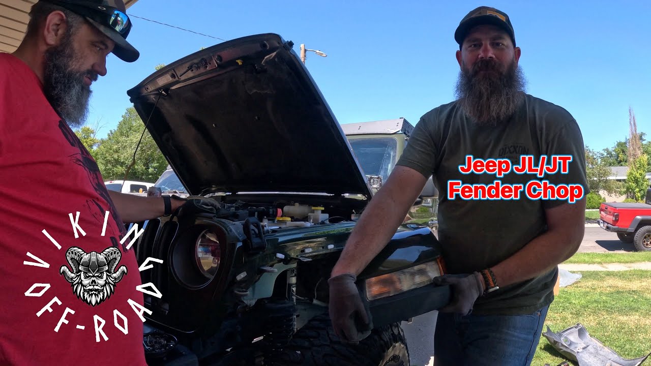 Jeep JT/JL Fender Chop Kit Made Easy | Off-Roading DIY Fix - YouTube