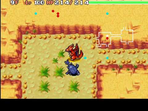 Pokemon Mystery Dungeons 1 Red Rescue Team GBA English Great Canyon ...