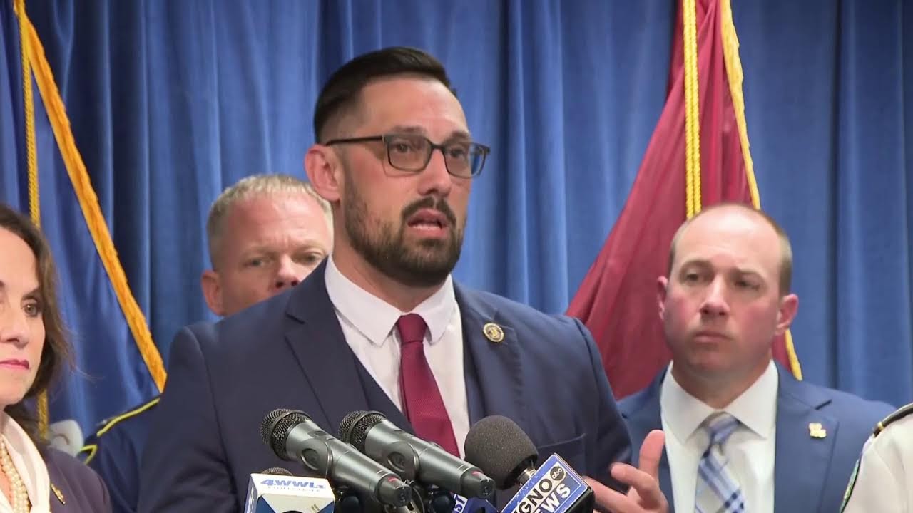 LIVE: Kenner PD announcing Orleans Metro Internet Crimes against ...