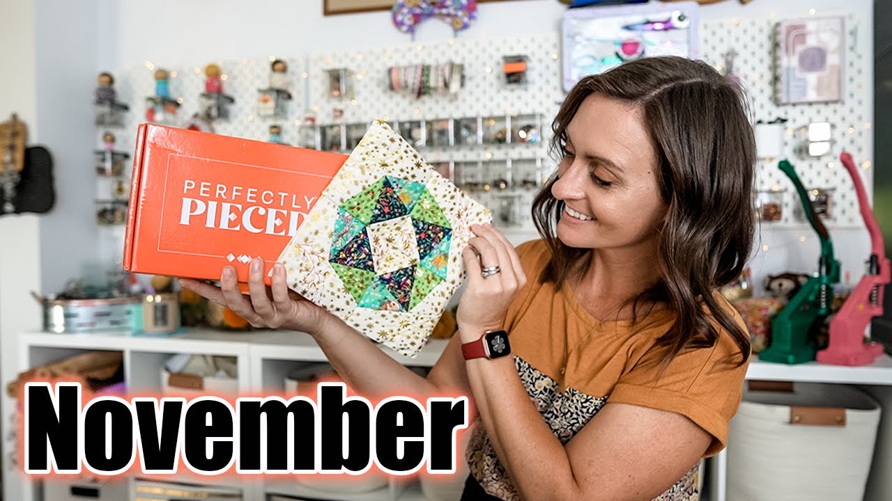Unboxing The November Perfectly Pieced Box From ME Time Delivered! Are ...