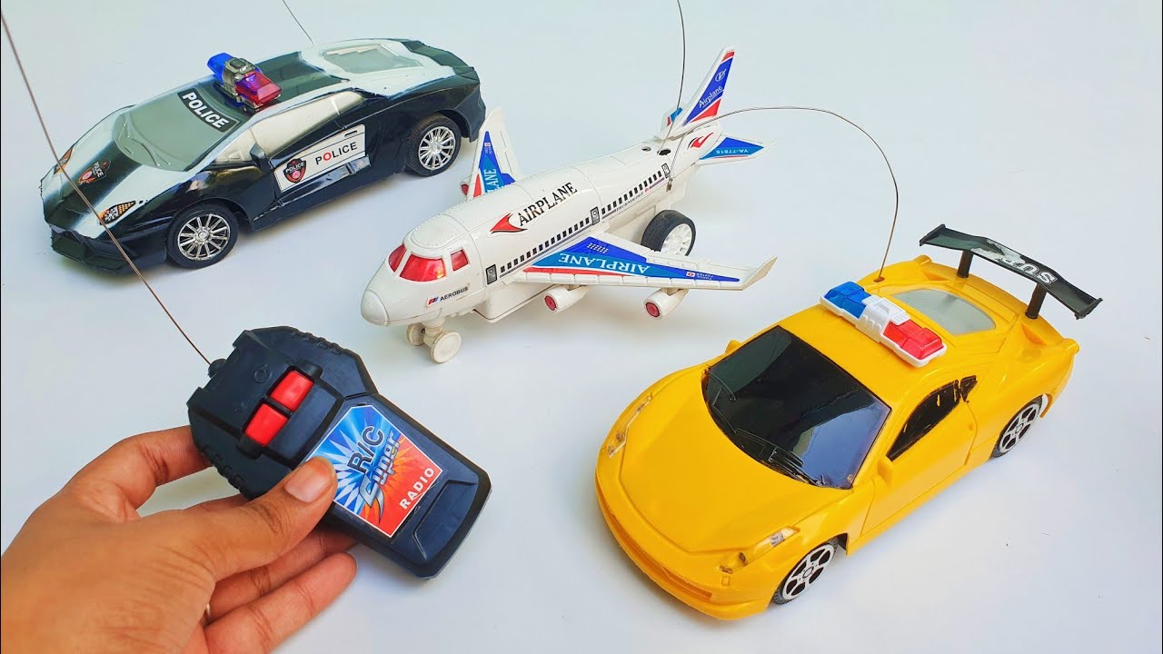 Radio-controlled police car unboxing | remote control aircrafts - YouTube