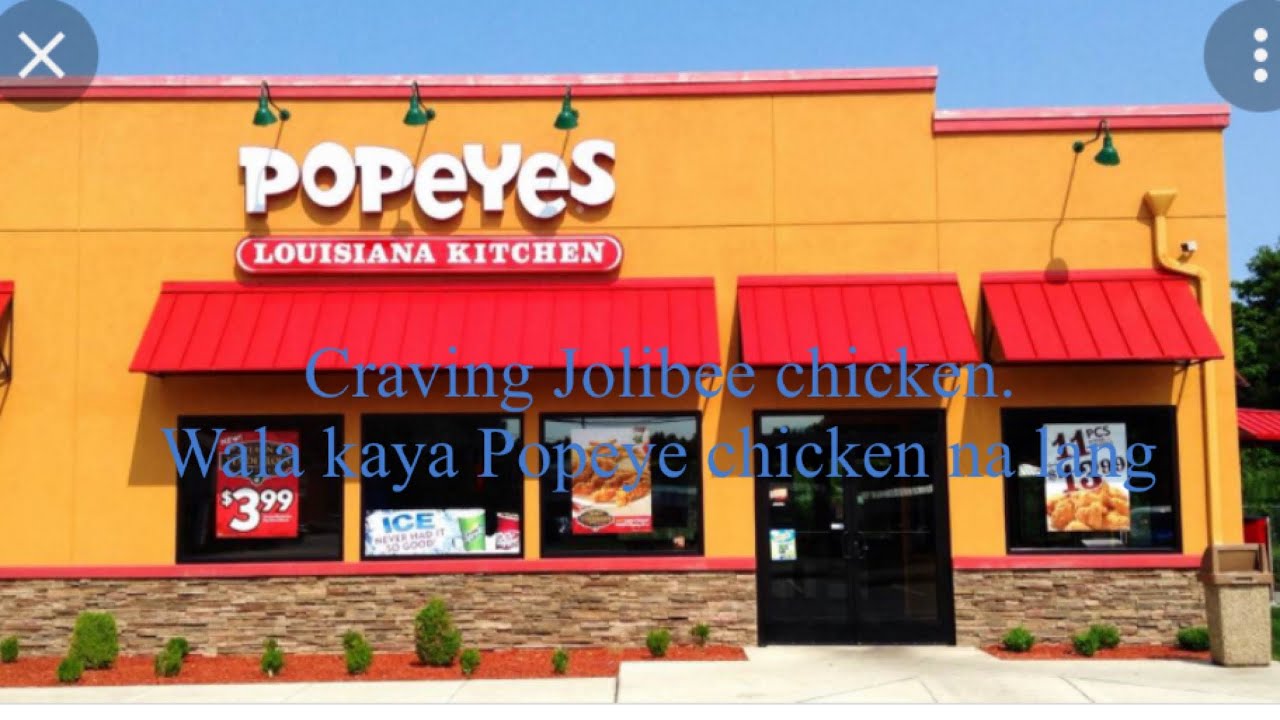 POPEYES LOUSIANA KITCHEN.EATING CHICKEN. - YouTube