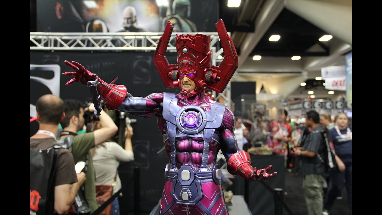 Galactus Sideshow Maquette San Diego Comic Con 2013 - YouTube