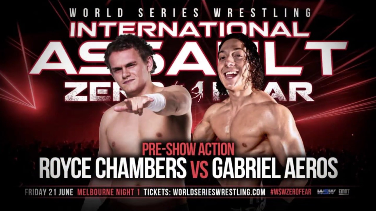 WSW ZERO FEAR HYPE - Royce Chambers vs Gabriel Aeros - YouTube