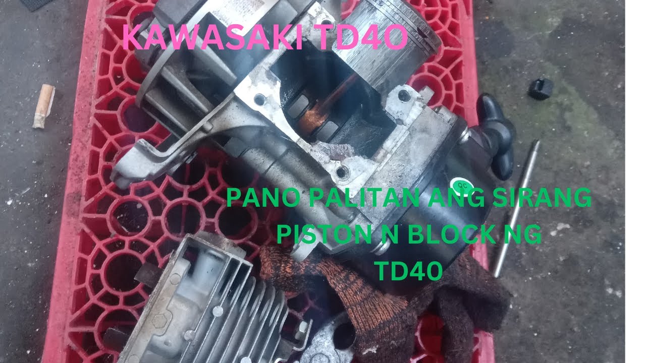 BBRUSH CUTTER/GRASS CUTTER REPAIR PANO PALITAN NG BAGONG PISTON N BLOCK ...