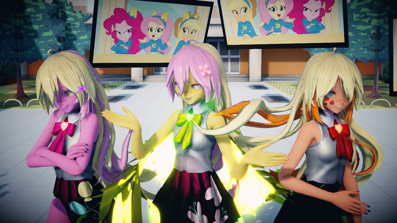MMD MLP Cafeteria Song - YouTube