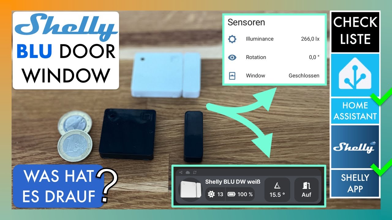 Shelly Bluetooth Tür- / Fensterkontakt im Test - Anleitung für die ...