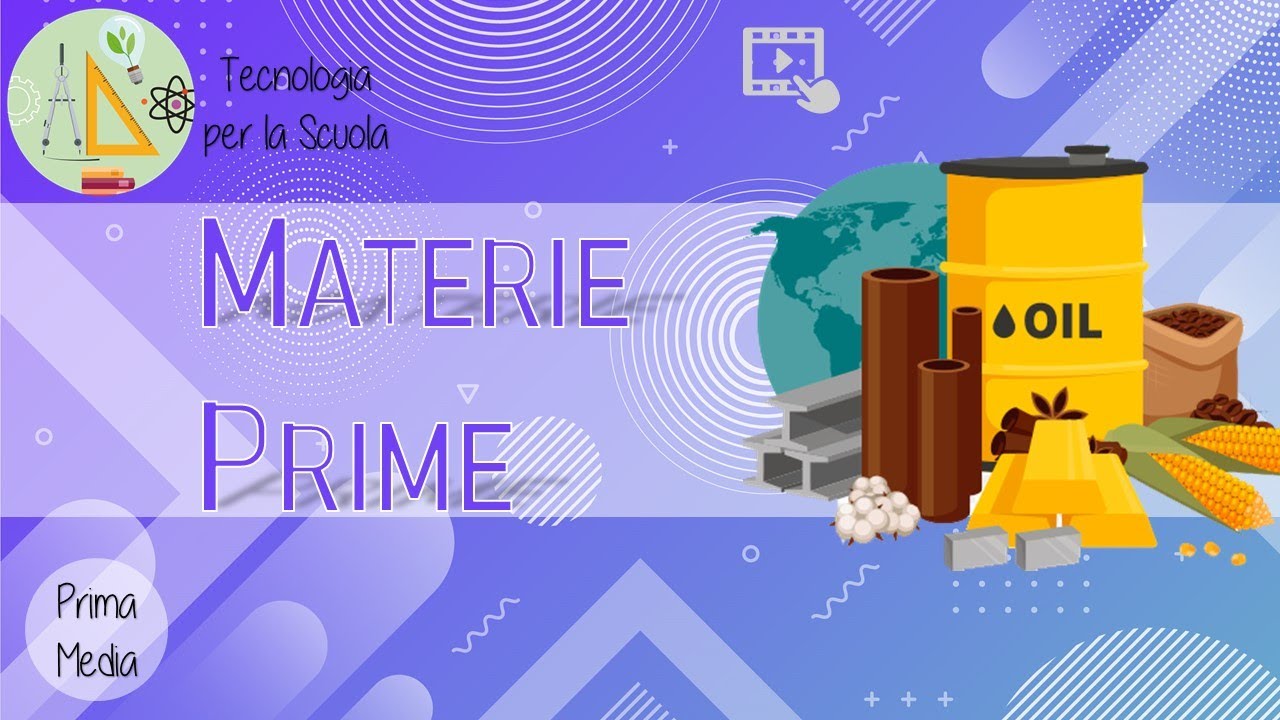 Tecnologia per la Scuola • Classi Prime • Teoria • Materie Prime - YouTube